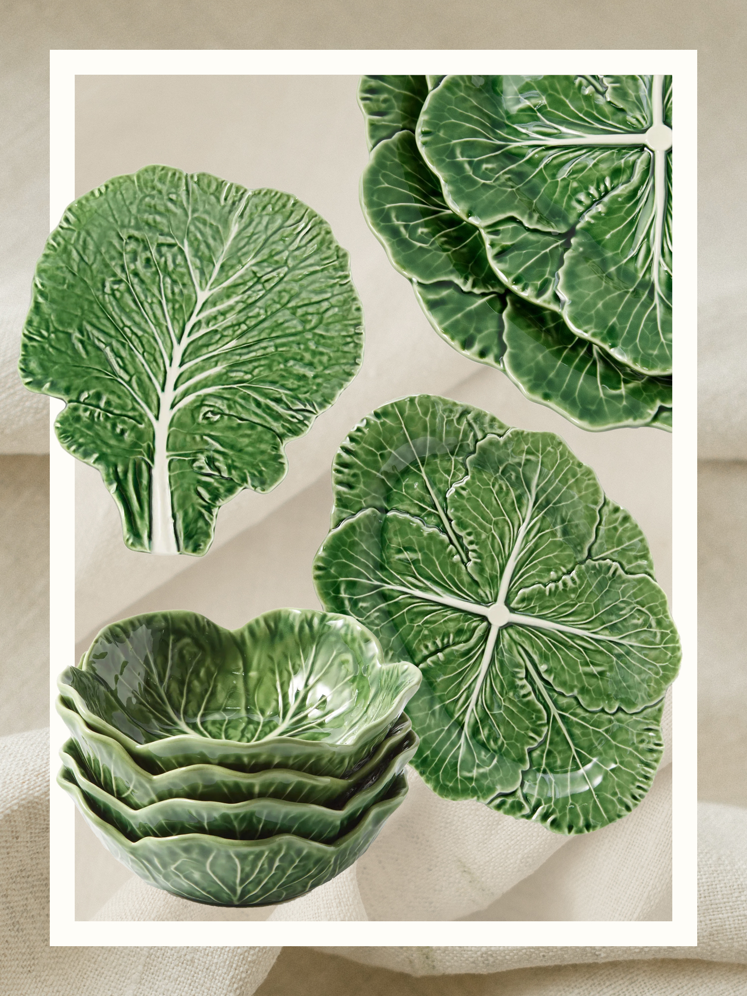 Bordallo Pinheiro's Lettuce Ware Sets Were Made for Gifting | domino