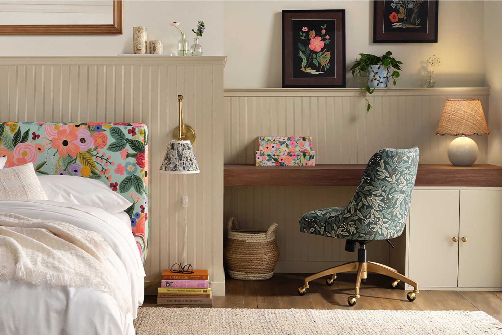 Target x Rifle Paper Co.'s Room Divider Is a Small-Space Workhorse | domino