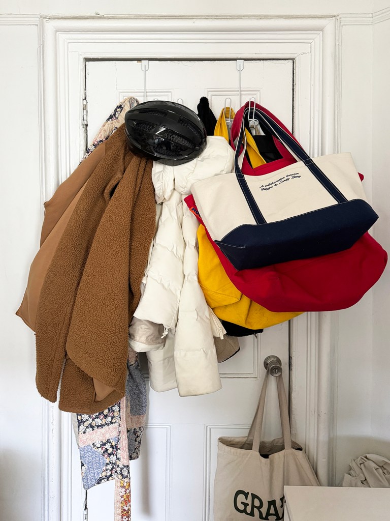 How To Organize Winter Coats When You Don't Have an Entryway