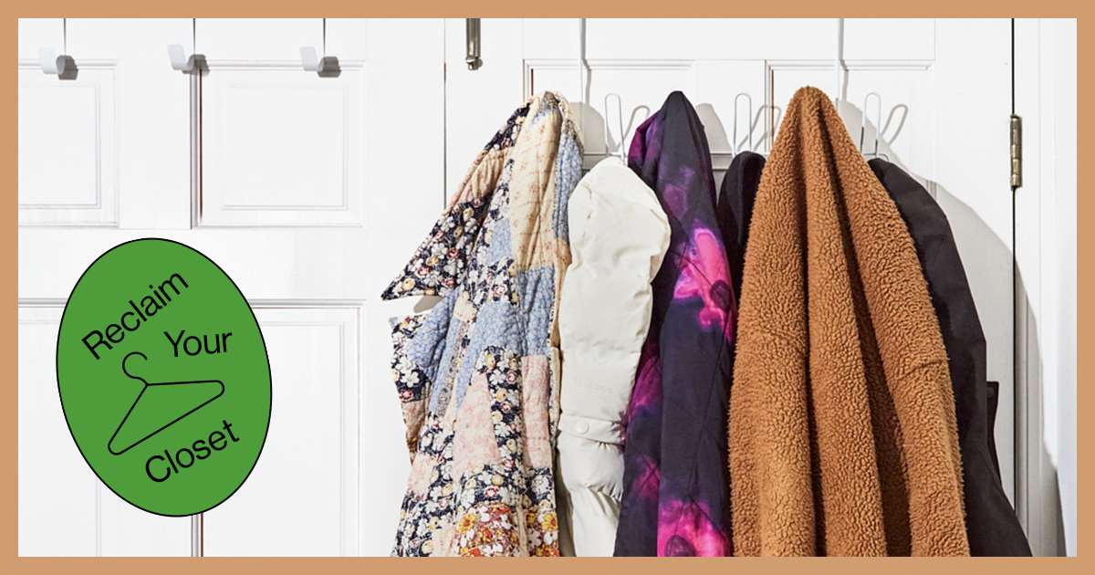 How To Organize Winter Coats When You Don't Have an Entryway