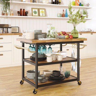 Drew Barrymore Just Added a Kitchen Island Cart to Her Walmart Line