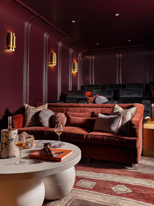 This Chic Home Theater Is Like Nothing You've Seen on MTV Cribs