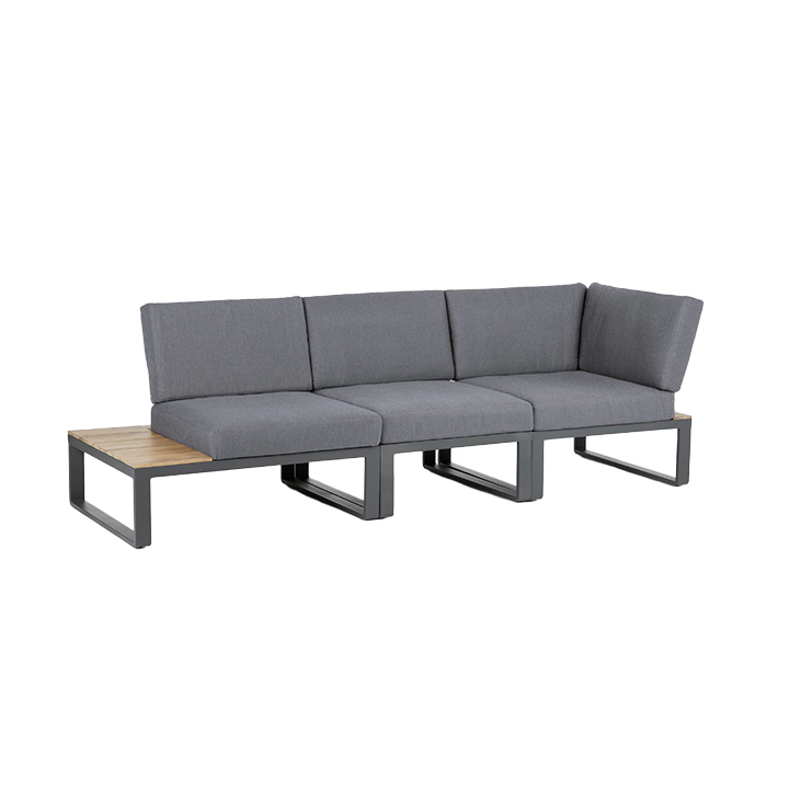 Outdoor Sofa with Built-In Side Table Trend 2024 | domino