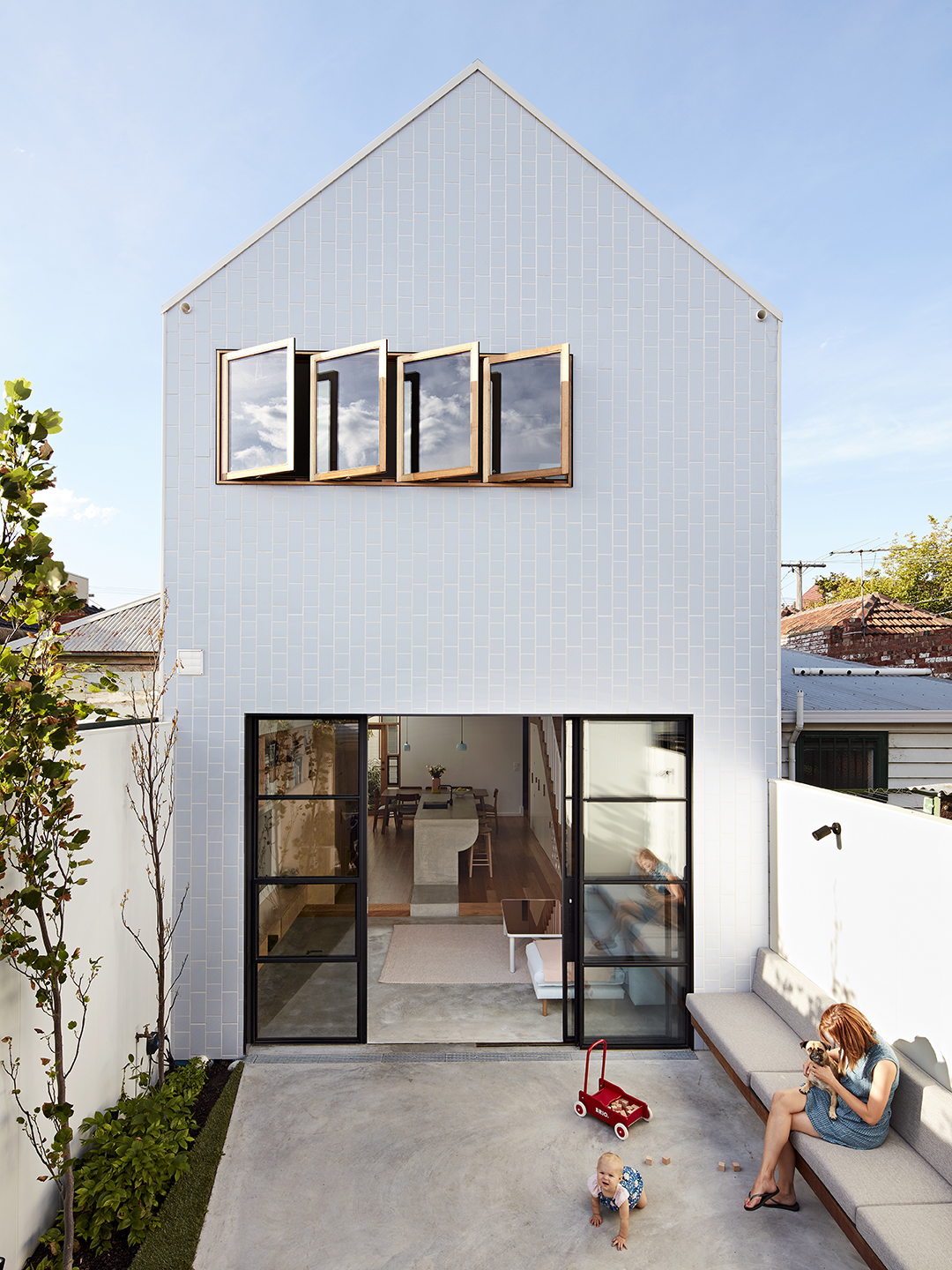 Domino House Front Facade Press — BARTA INTERIORS