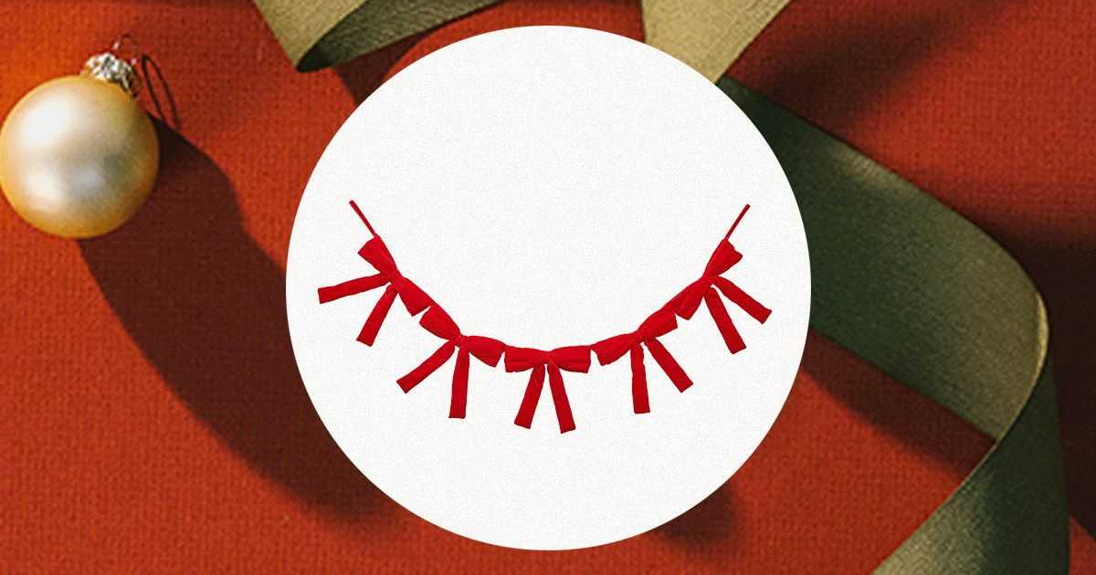 The Viral Bow Garland from Michaels Is Back in Stock