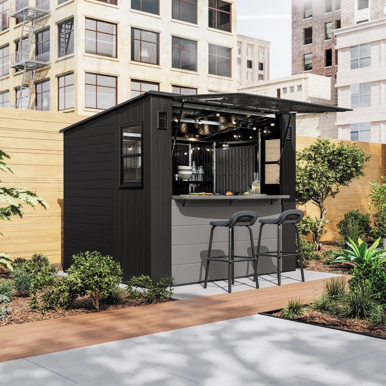 This Costco Shed Has a Secret: It’s Also a Bar