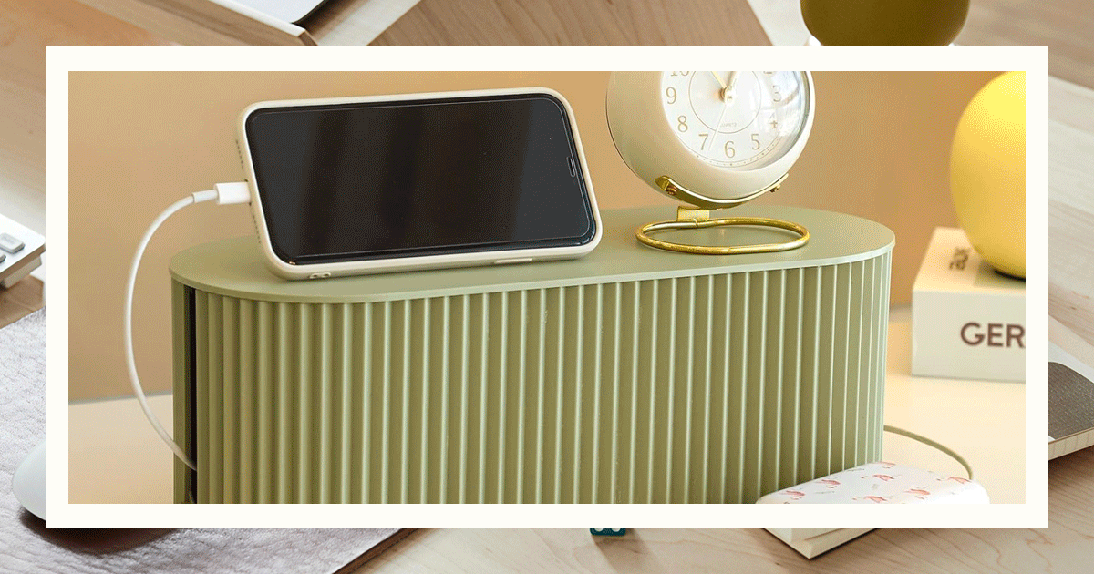 6 Cord Management Boxes That Will Soothe Your Tangled Soul | domino