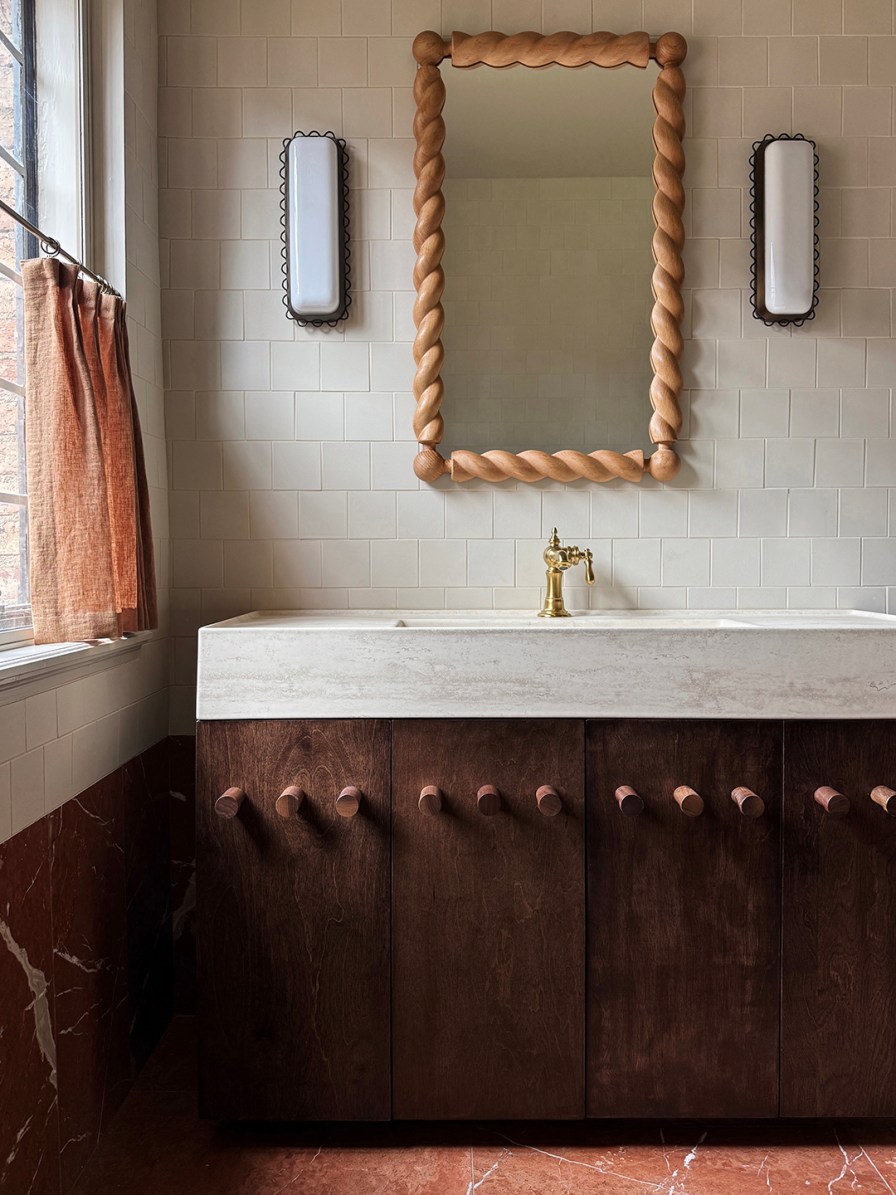 Inside Sarah Sherman Samuel’s Dreamy 1920s Tudor Bathroom Makeover in Grand Rapids