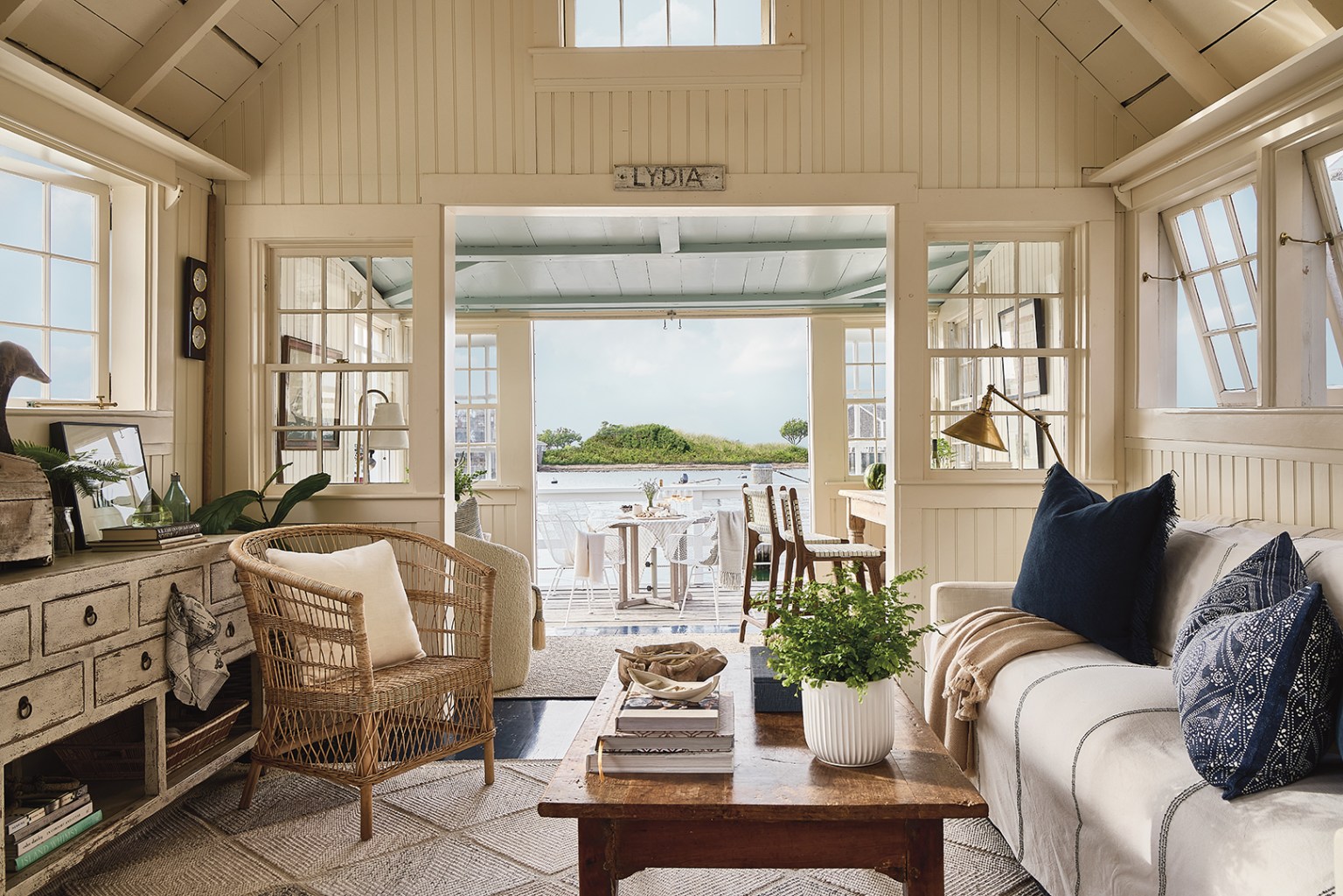 A Charming, Tiny Cottage on Nantucket with Major Nautical Flavor