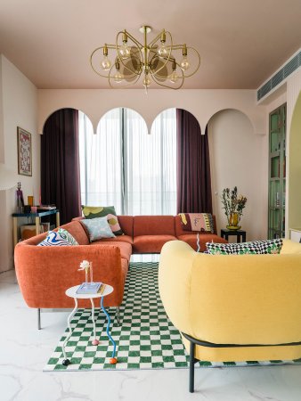 Peek Inside This Fresh, Colorful Living Room Makeover | Domino