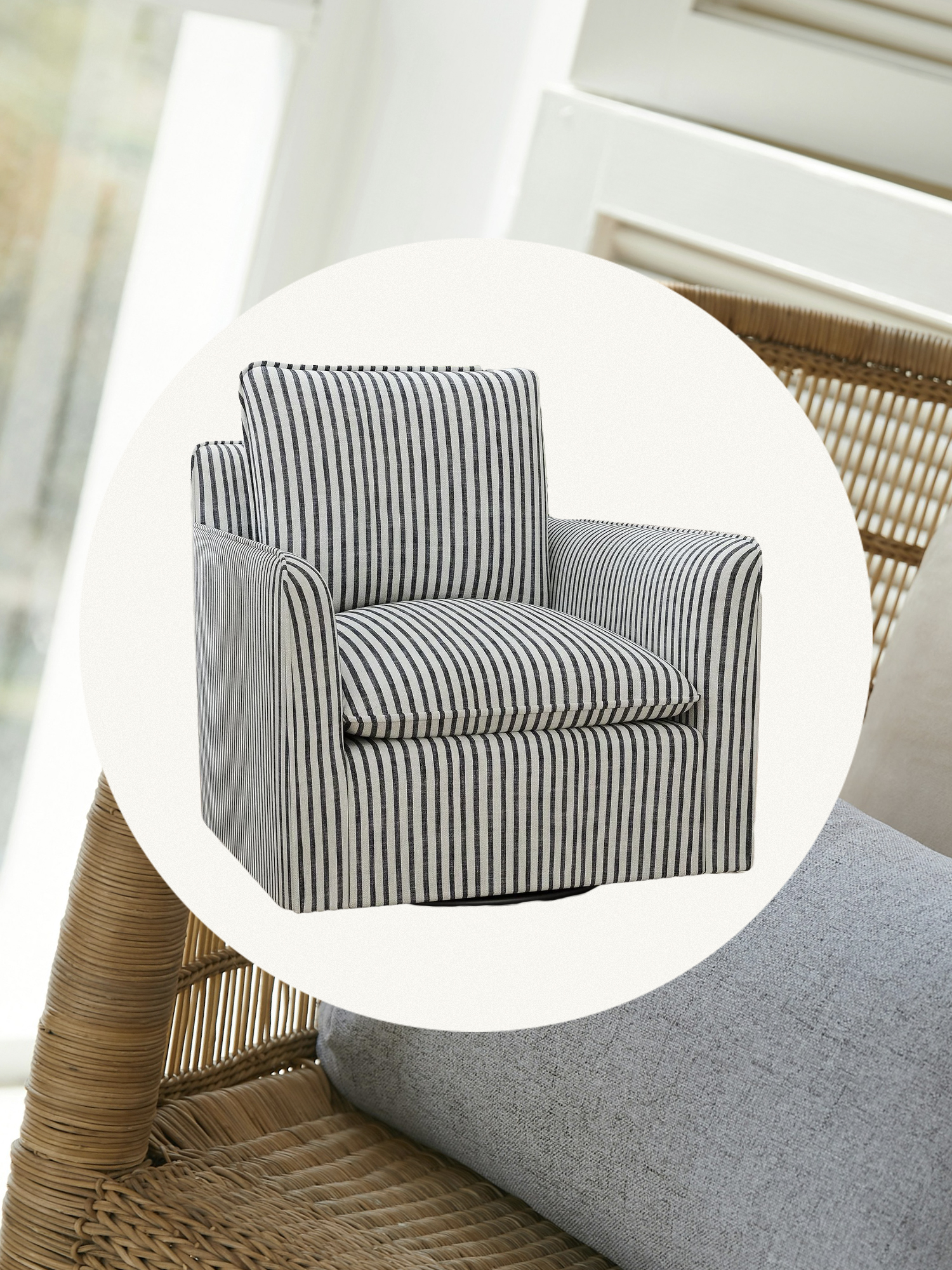 You Need This Viral Chair for a Nancy Meyers-Worthy Living Room