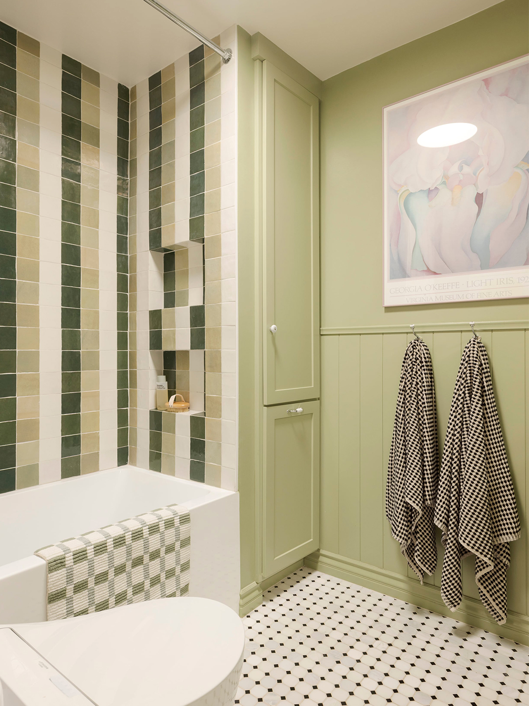 Before & After: Writer Connie Wang's Pistachio Green Bathroom Makeover