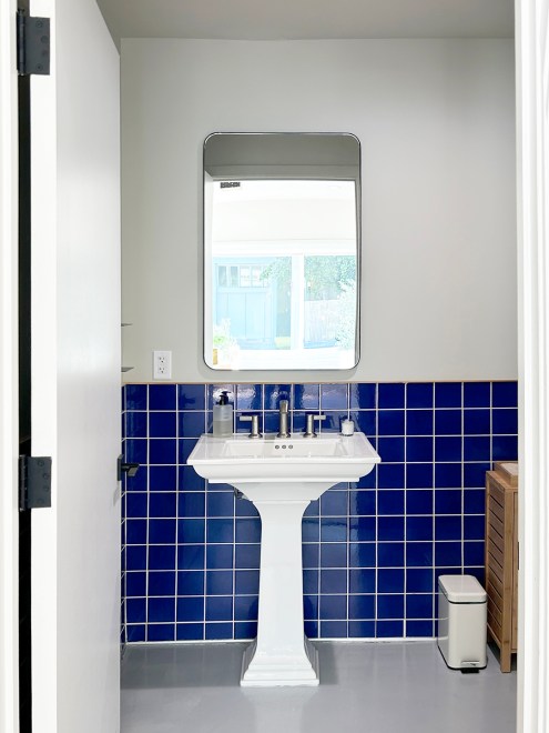 An Under $5K DIY Bathroom Makeover by Swike's Sarah Weichel