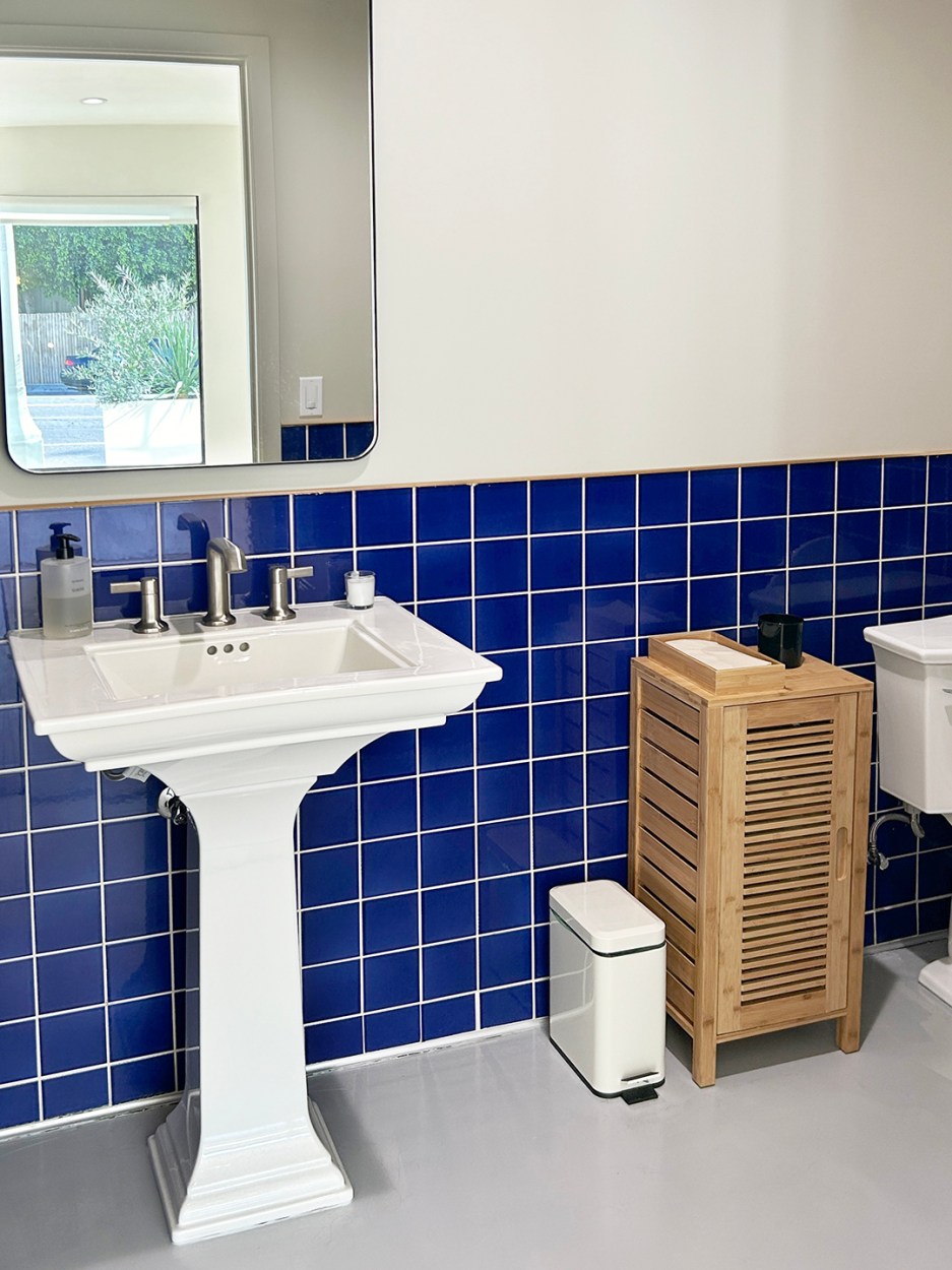 An Under $5K DIY Bathroom Makeover by Swike's Sarah Weichel