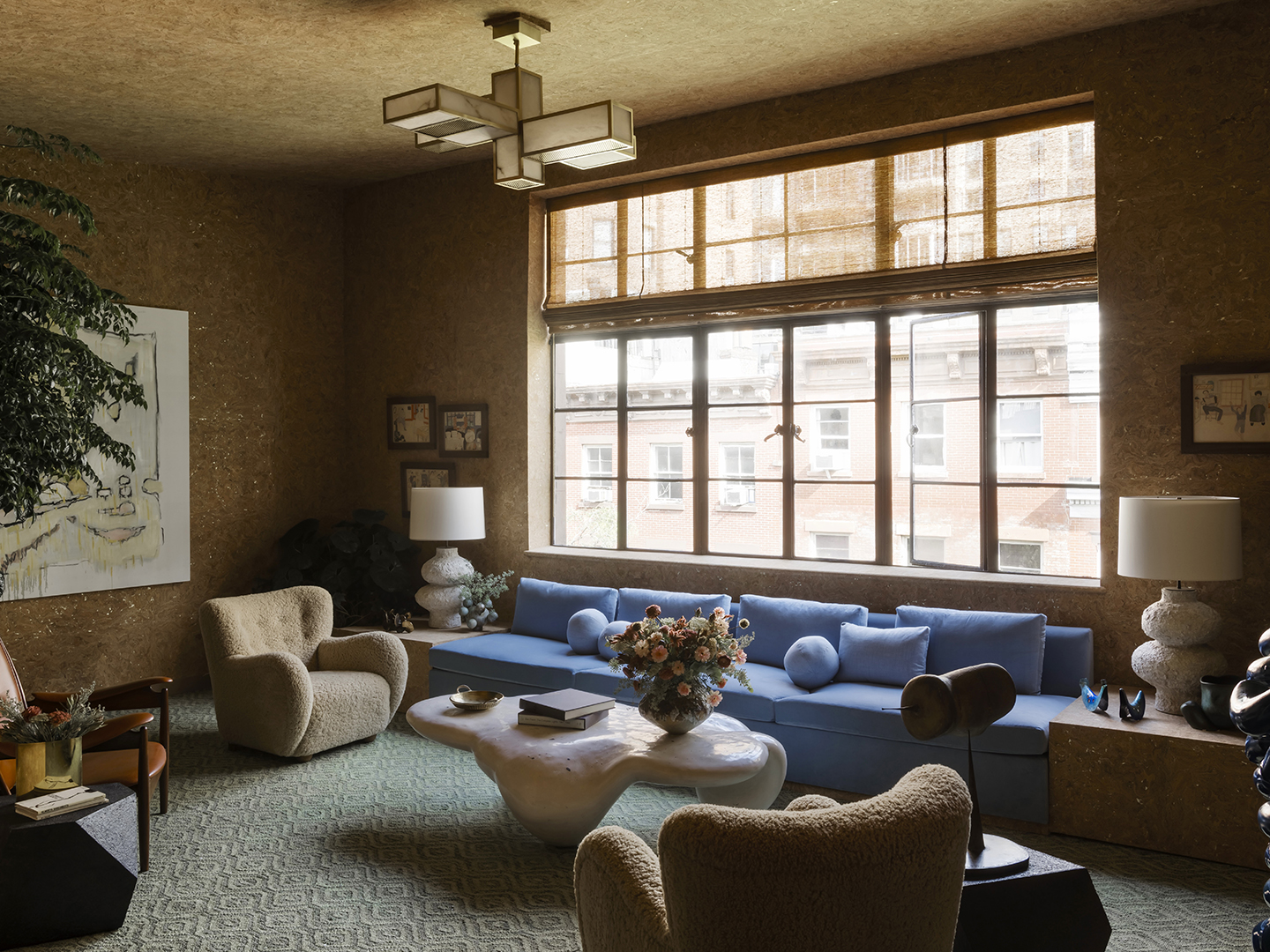 I Found the Coziest Cozy Living Room at the New York Kips Bay House
