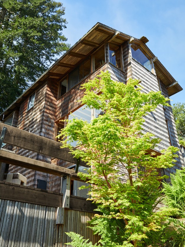 A 1970s Split-Level Nestled Among California's Ancient Redwoods | domino