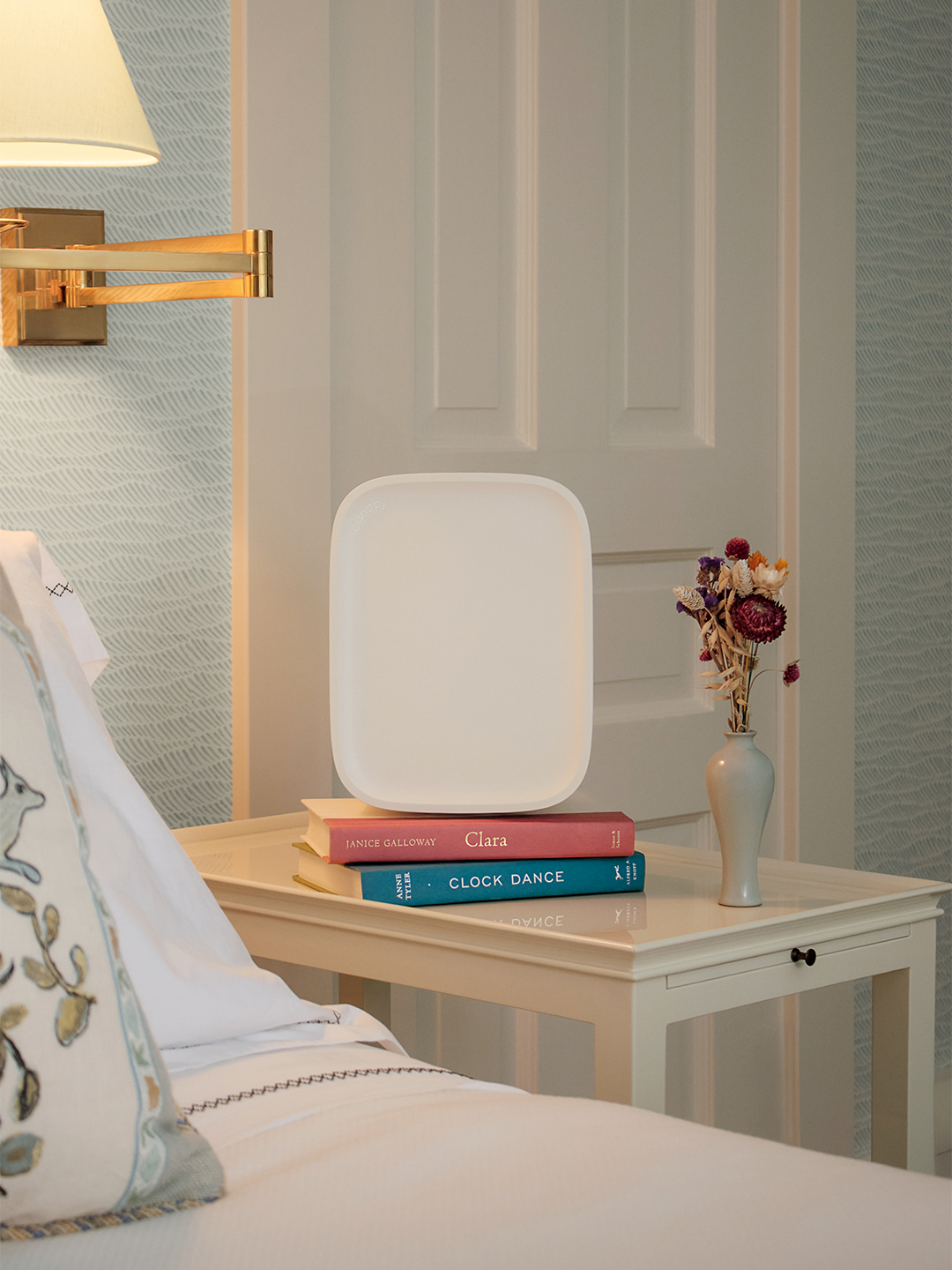 The 3 Features That Earned This Chic Air Purifier a Spot on My Nightstand
