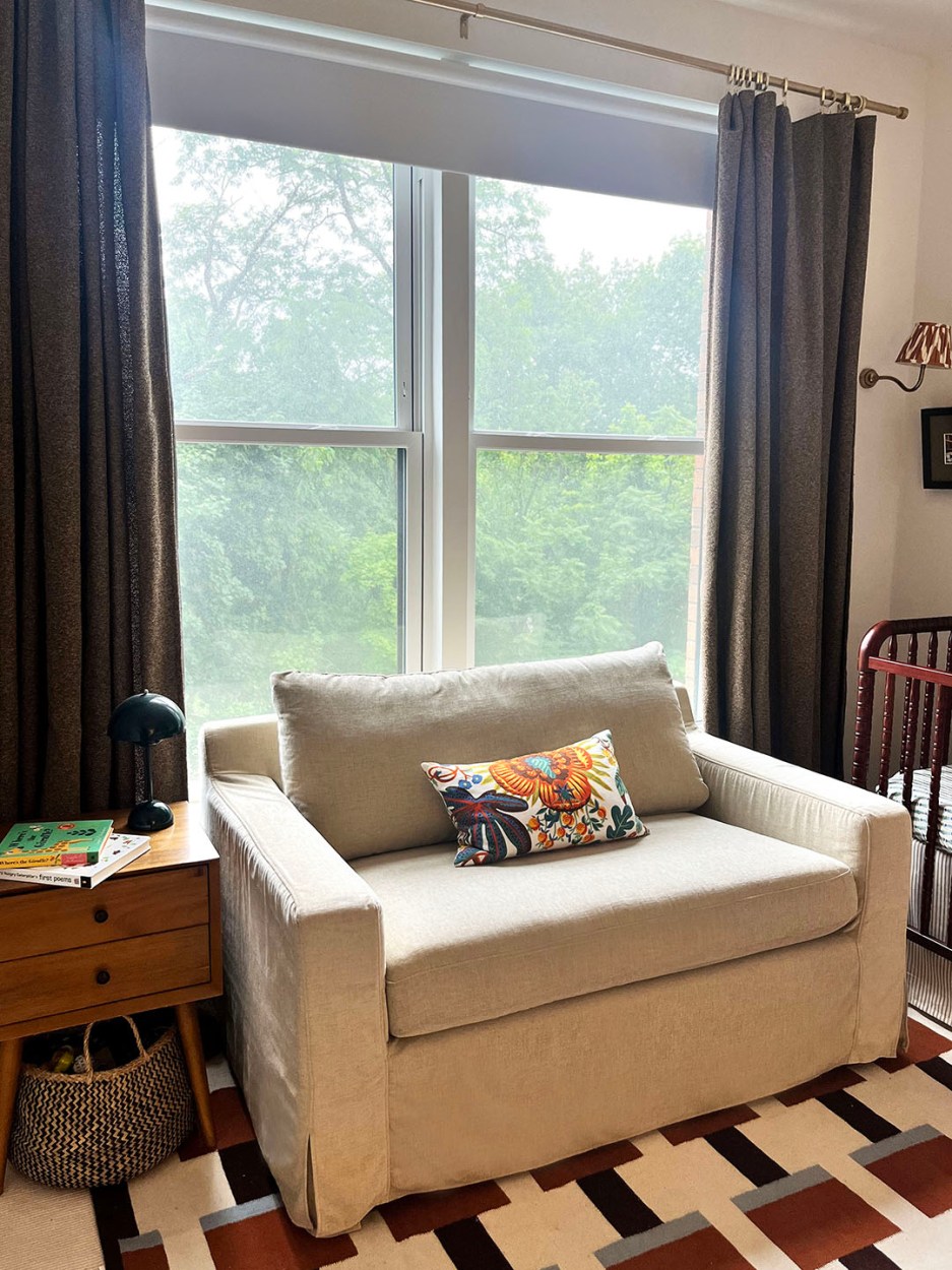Interior Define's Sloan Sleeper Sofa Turns My Nursery Into a Guest Room
